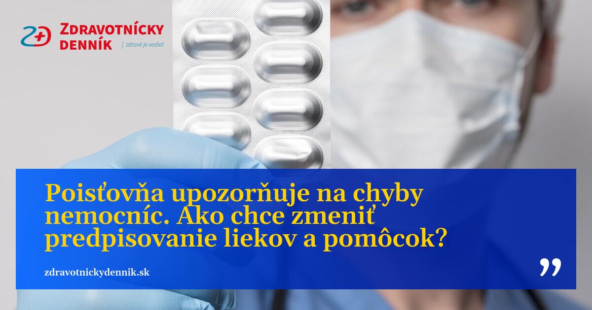 Predpisovanie liekov v nemocnici? VšZP navrhuje zásadné zmeny